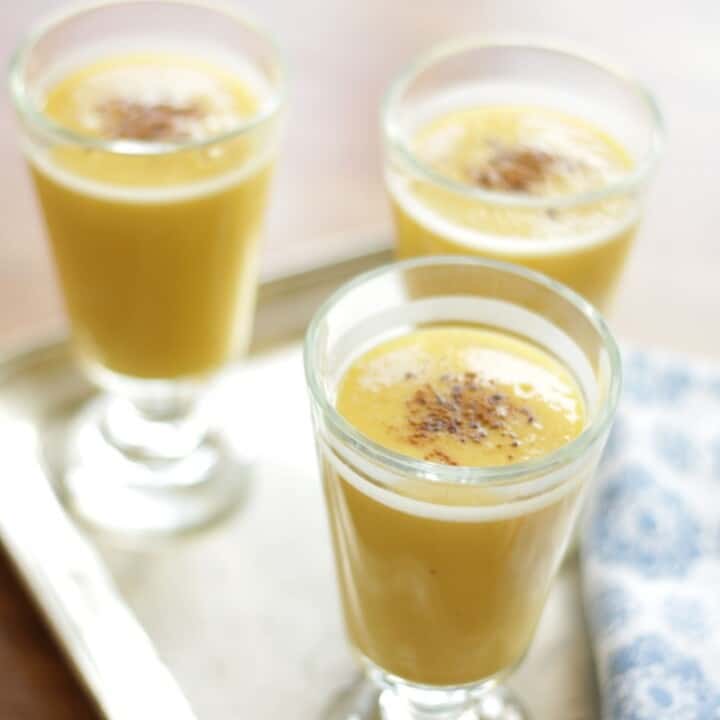 Spiced Mango Lassi - Living on Cookies