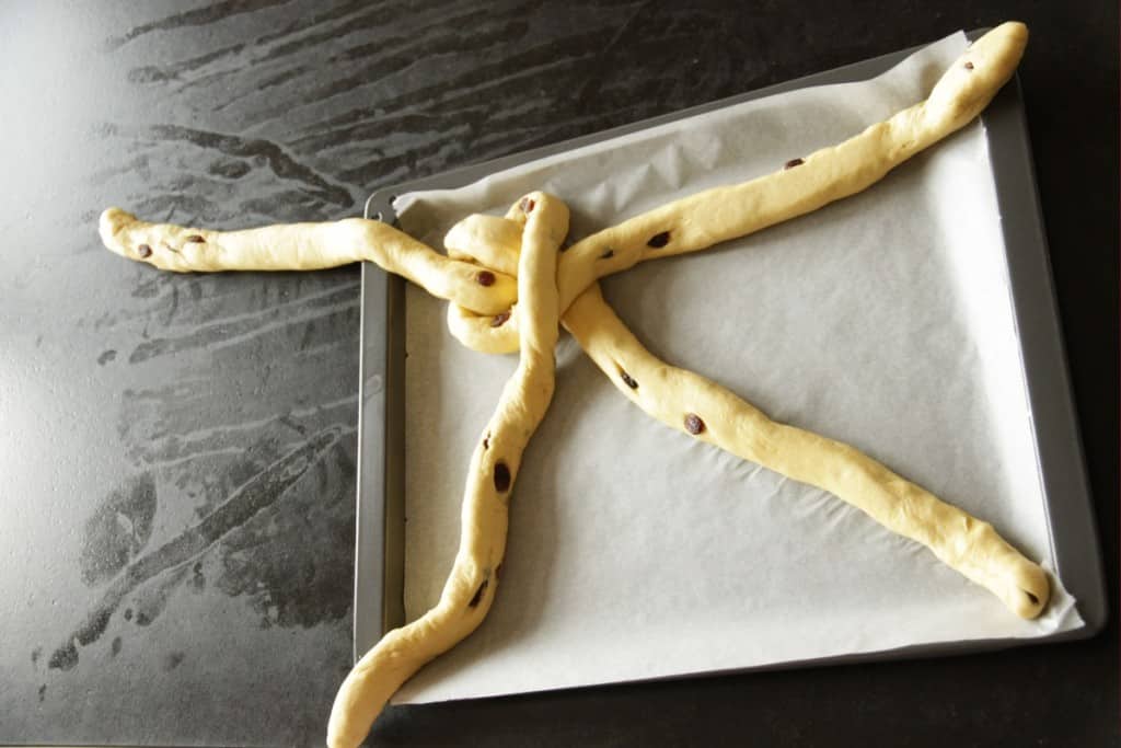 Striezel - Braided Austrian Sweet Bread Tutorial - Living on Cookies