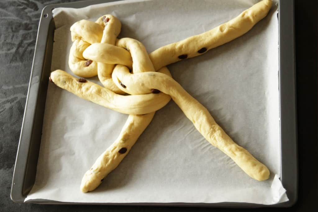 Striezel - Braided Austrian Sweet Bread Tutorial - Living on Cookies
