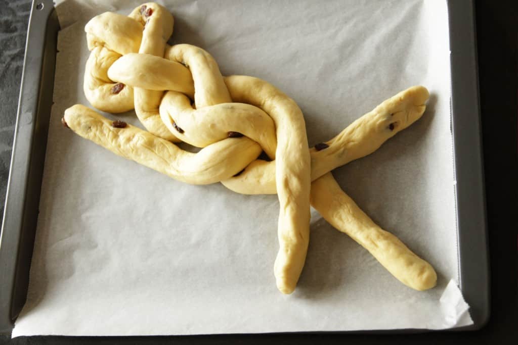 Striezel - Braided Austrian Sweet Bread Tutorial - Living on Cookies