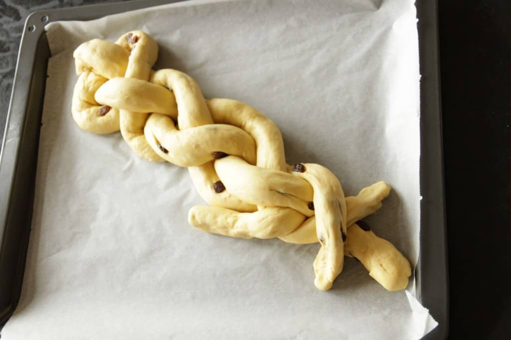 Striezel - Braided Austrian Sweet Bread Tutorial - Living on Cookies
